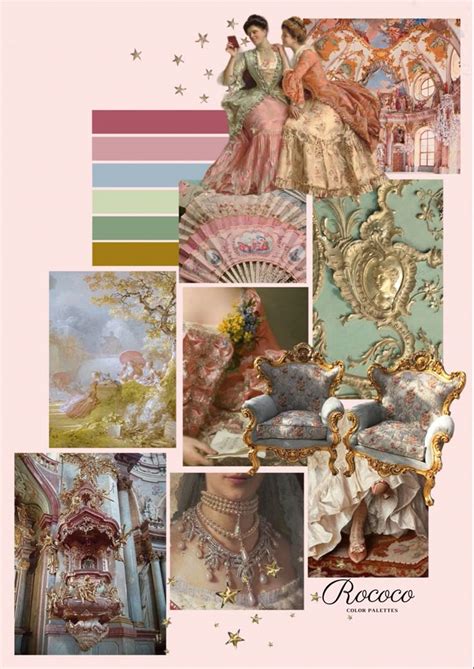 Rococo Interior Design Color Palette