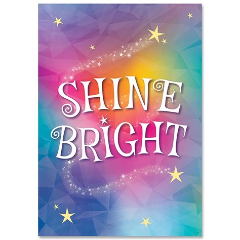 Shine Bright Mystical Magical Inspire U Poster Ctp8710 Creative