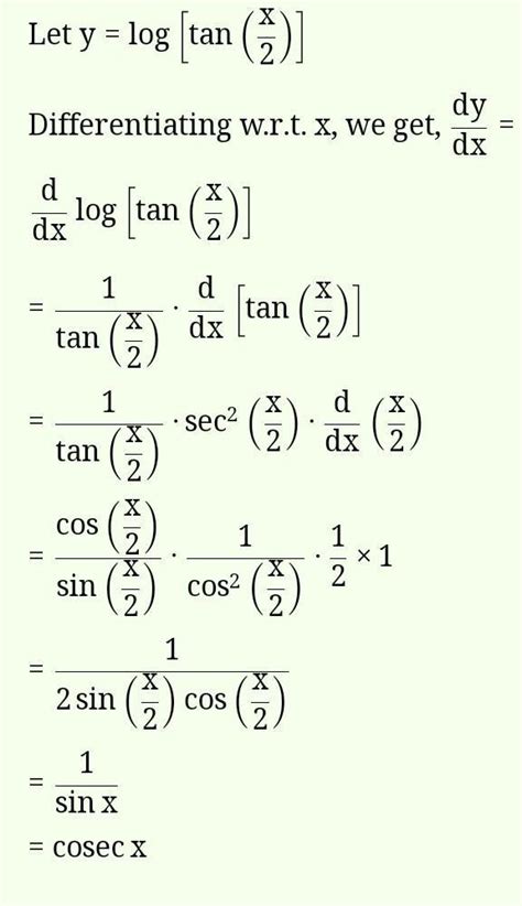 Differentiate Logtan2x Wrt To Logtan 1 Brainly In