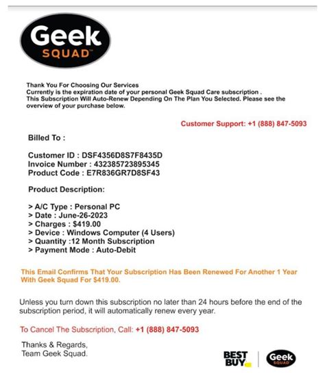 Phishing Report Geek Squad Scam