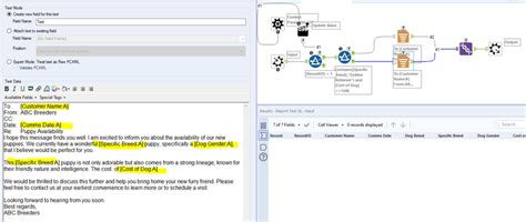 solved replacing parts of text within a report text tool alteryx community