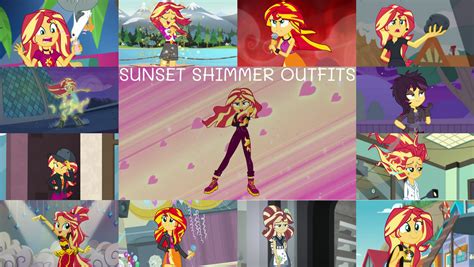 Sunset Shimmer Outfits By Quoterific On Deviantart