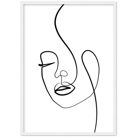 Minimalist Line Art Face Line Art Minimalist Art Face Art