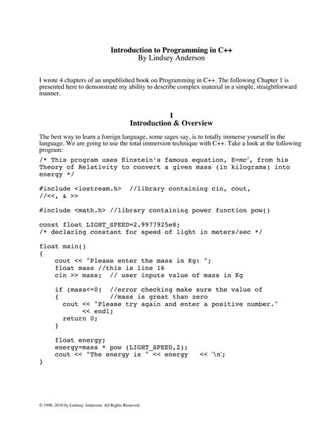 Programming In C Pdf