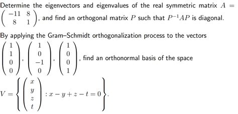 Determine The Eigenvectors And Eigenvalues Of StudyX