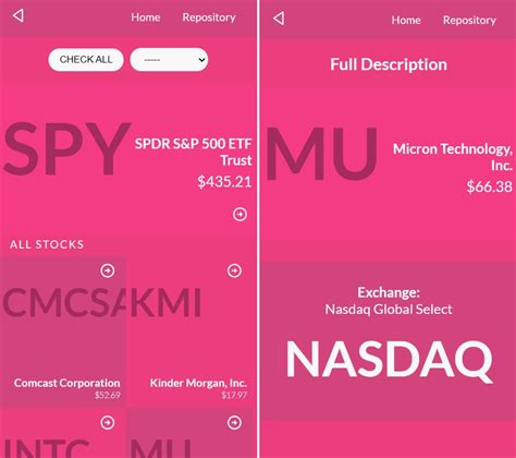 React Capstone Project Stock Api