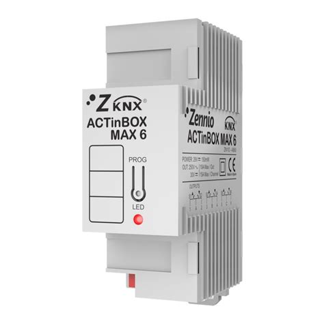 ZENNIO ACTINBOX MAX6 PRODUCT MANUAL Pdf Download ManualsLib