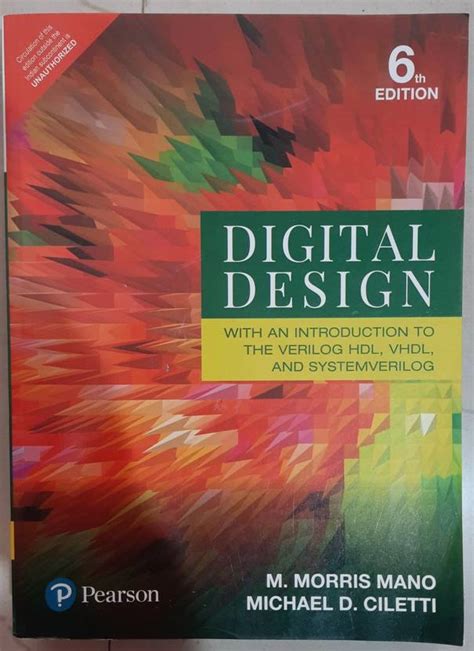 Digital Design With An Introduction To The Verilog Hdl Vhdl And