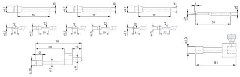 Cylindrical Or Barrel Probes Height Gauges Hite Gage