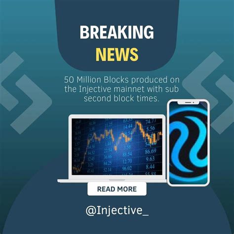 Injectives Mainnet Reaches 50m Block Milestone Adebayor Apex Posted On The Topic Linkedin