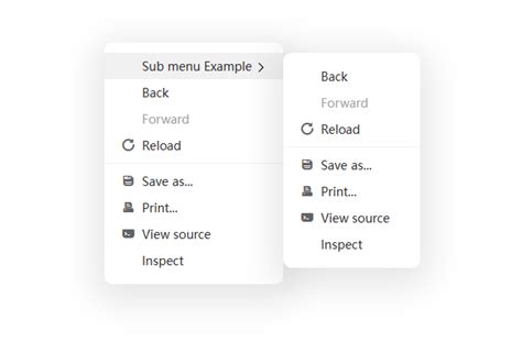 Vue3 Context Menu 一个使用 Vue3 制作的简洁美观简单的右键菜单组件 Vue3 Context Menu