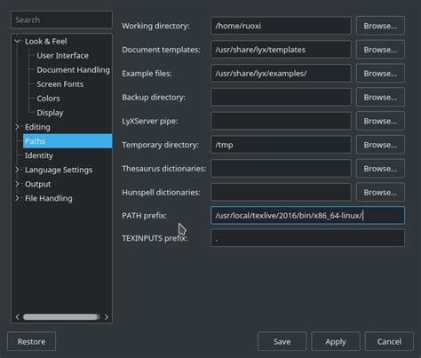 Installing Lyx With Existing Tex Live On Ubuntu Ruoxi Wang