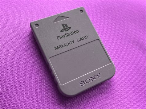 Sony Playstation PS Psone Memory Card Official Retro Gaming Etsy