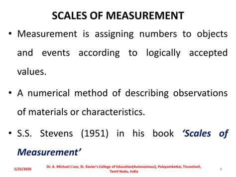 Quantitative Data Analysis Standard Error Effect Size Scales Of Measurement Ppt