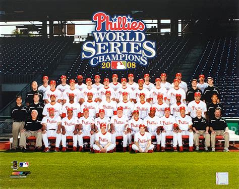 Philadelphia Phillies 2008 World Series Champions 2008 Team Photo Post