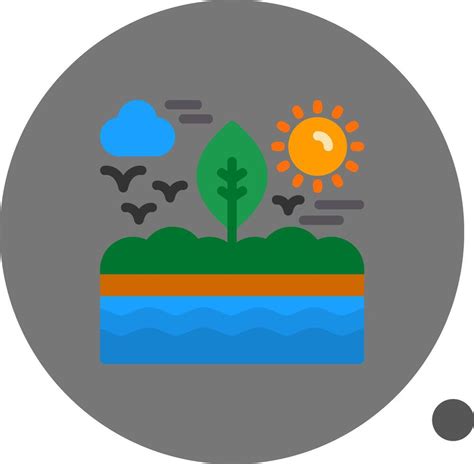 Soil Conservation Flat Shadow Icon 39535697 Vector Art At Vecteezy