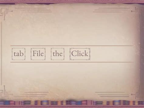 Creating New Document Unjumble