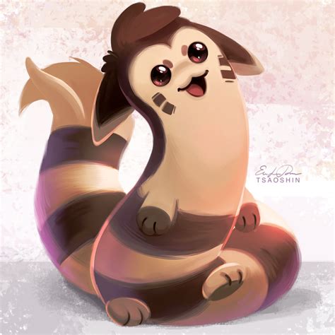 162 Furret By Tsaoshin On Deviantart