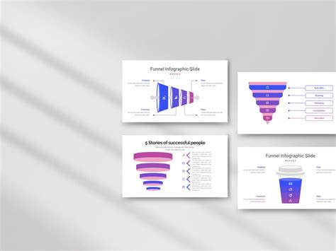 Funnel Infographics Powerpoint Template Digital Marketing Slide Deck Lead Generation Keynote