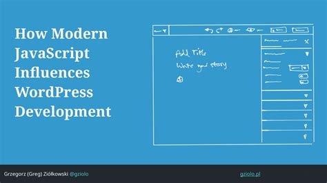 How Modern Javascript Influences Wordpress Development Speaker Deck