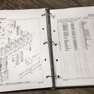 Ford 555c 655c Tractor Loader Backhoe Parts Manual Catalog Assembly Schematics Etsy