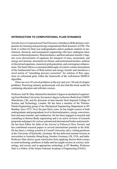 Solution Introduction To Computational Fluid Dynamics Studypool