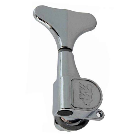 Wilkinson Electric Bass Guitar Sealed Tuning Machines In Chrome Finish