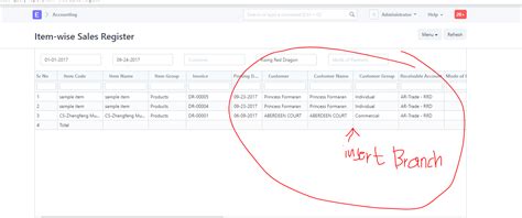 how to add column in script report frappe forum