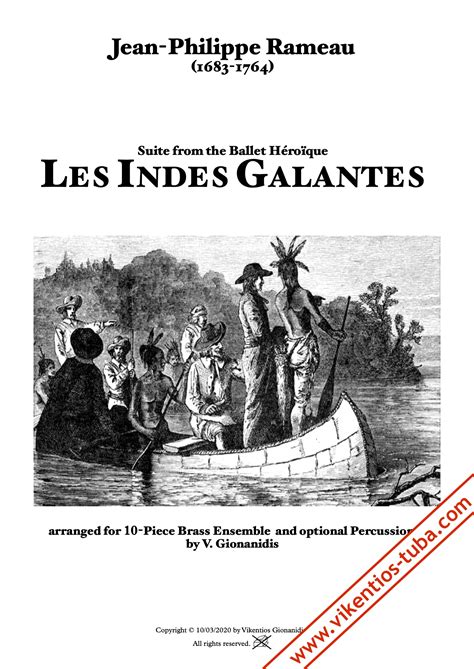 Les Indes Galantes Suite Jphrameau Brass Ensemble 10
