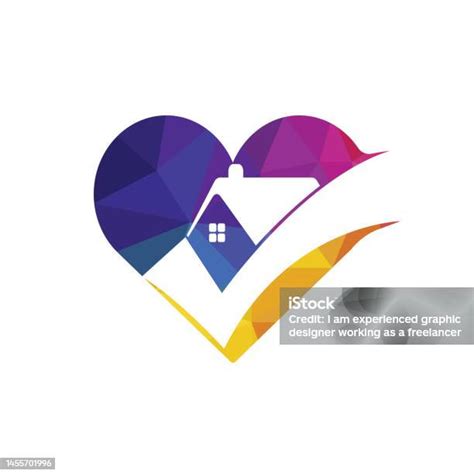 홈 벡터 로고 디자인 템플릿을 확인하십시오 부동산 사업에 대 한 로고입니다 로고에 대한 스톡 벡터 아트 및 기타 이미지 로고 집 하트 모양 Istock