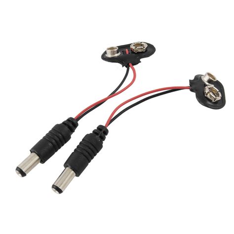 90° Dc 9v Battery Button Power Plug For Arduino Projects Chiosz Robots