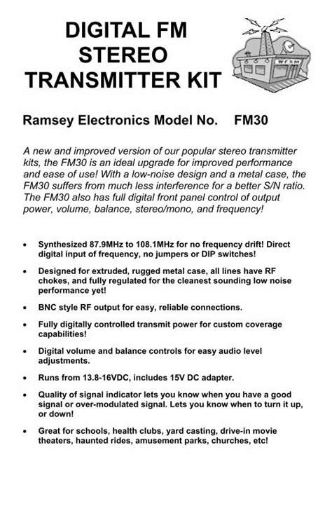 Pdf Digital Fm Stereo Transmitter Kit Dokumen Tips