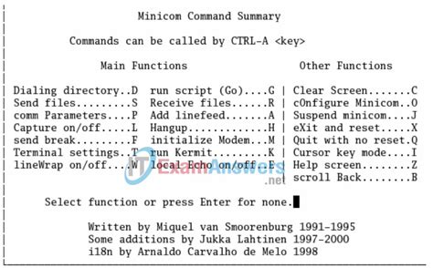 Lab Establishing A Console Session With Minicom Answers