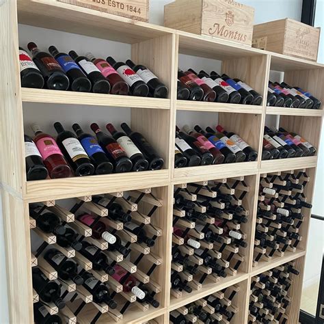 Wine Cube Storage 7 Bottle Wine Display Cube
