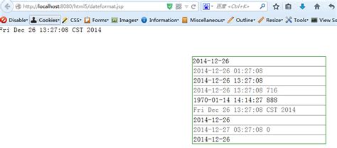 java web中日期Date类型在页面中格式化显示的三种方式 digdeep 博客园