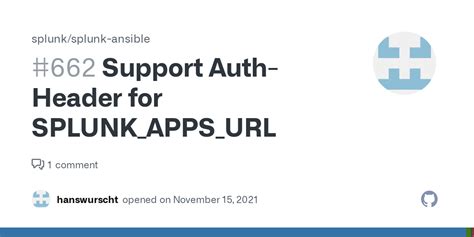 support auth header for splunk apps url · issue 662 · splunk splunk ansible · github