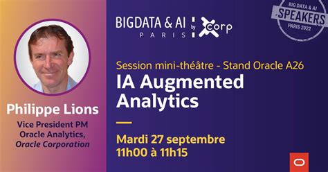 Philippe Lions On Linkedin Bdaip22 Ia Oracleanalytics Data Cdp Cx Datavisualization