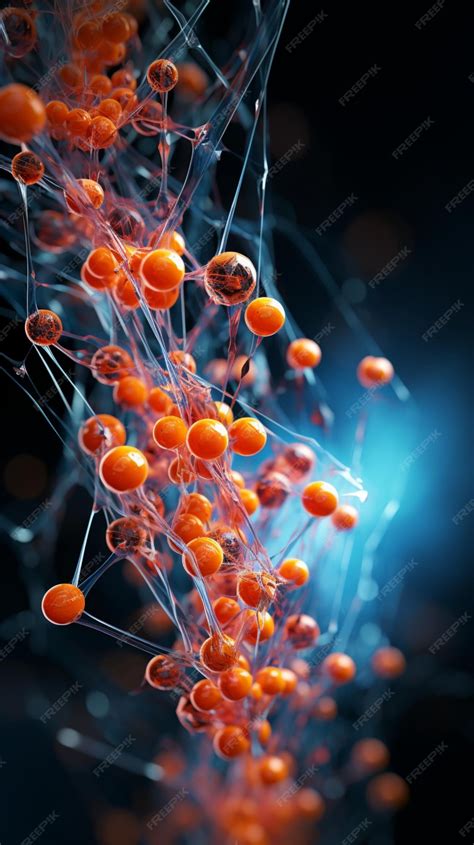 Premium Ai Image A Complex Biological Gene Structure Visualized Through 3d Rendering With