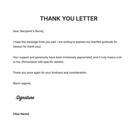 Free Ai Thank You Letter Generator Thank You Letter Maker Online