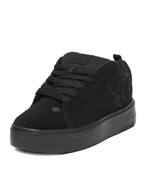 Sneakersy Dc Shoes Ceo Court Graffik Platform Dc02422002 Czarny Pl