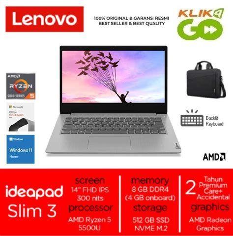 Promo Lenovo Ideapad Alc Amd Ryzen U Ram Gb Gb Ssd Fhd Ips Win
