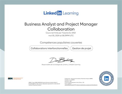 yassine el kadi on linkedin certificate of completion