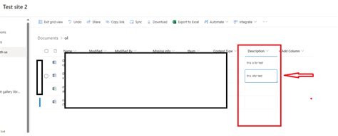 What Is The Purpose Of Description Column In Sharepoint Library