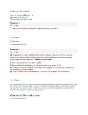 Problem Set Summer Docx ProblemSet Summer Scoreforthisquiz Outof