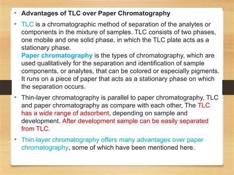 Paper Chromatography Ascending Descending Circular 2 Dimensional Unit Iii Pptx