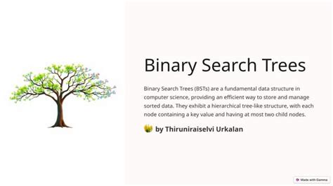Data Structures Binary Search Treespptx