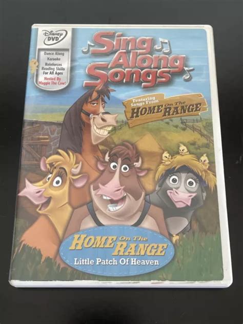 Disneys Sing Along Songs Home On The Range Dvd Good Picclick Au