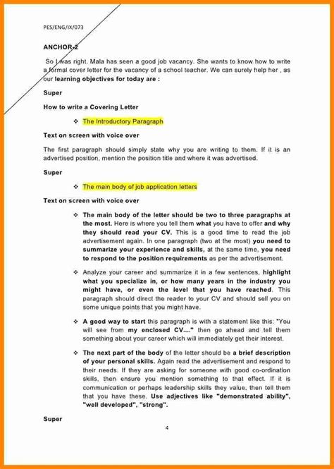 Self Introduction Letter Sample Example Document Template