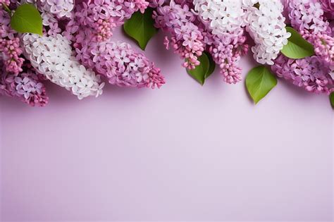 Styled Lilac Background With Empty Space Premium Ai Generated Image