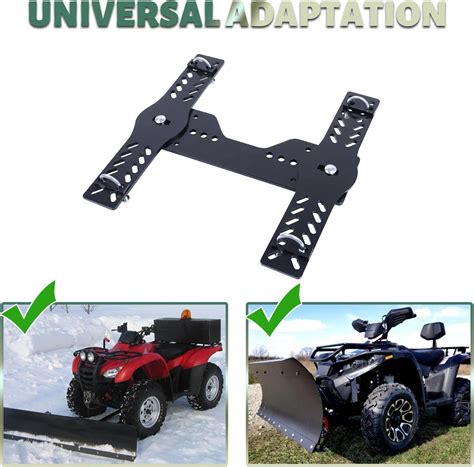Review Nixface Universal Atv Plow Mount Snow Plow Brackets Replace Oem